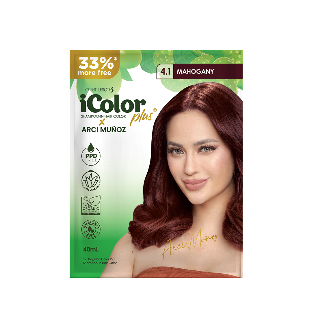 iColor Plus x Arci Muñoz Shampoo-In Hair Color 40mL – Great lengths